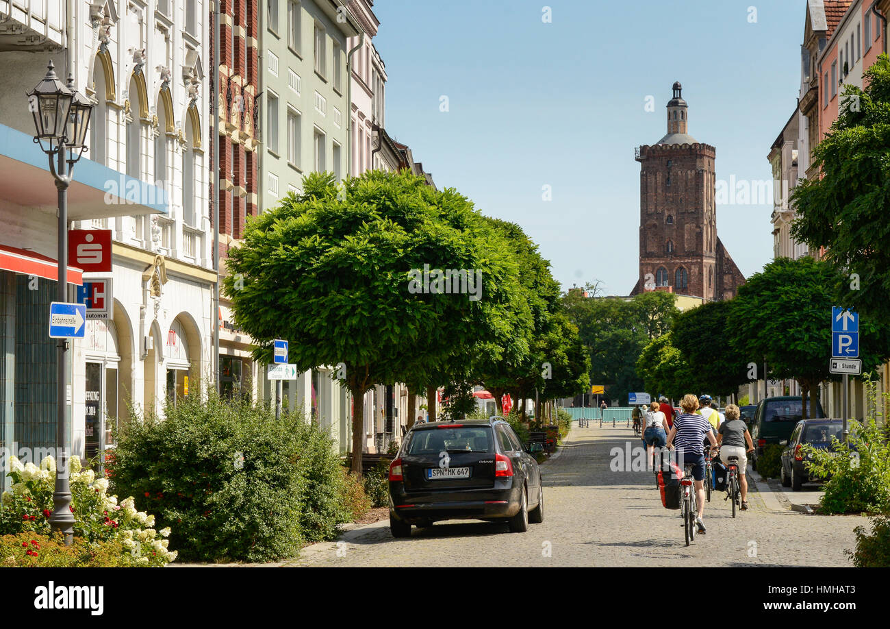 The cyclists during a bicycle's trip in Germany Stock Photo - Alamy