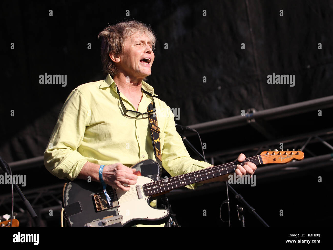 PRAGUE, CZECH REPUBLIC - JUNE 26, 2016: Singer Ivan Kral performs live ...