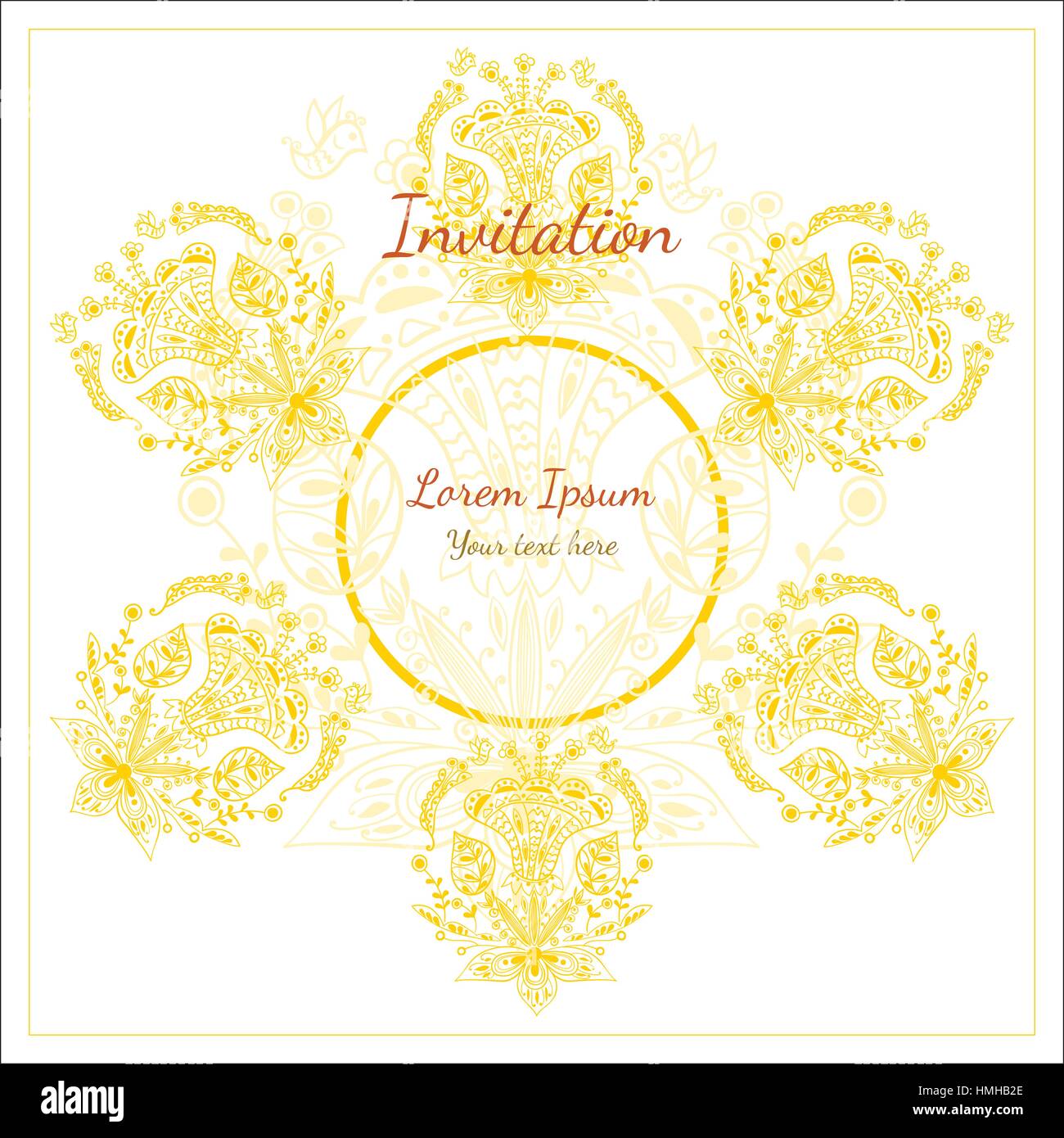 Background flower frame parttern Stock Vector Image & Art - Alamy