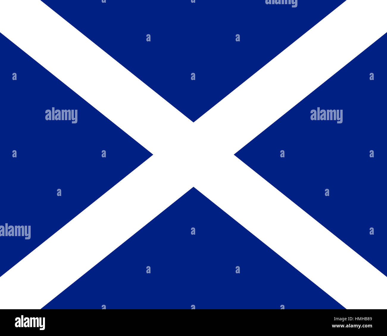 Colored flag of Scotland Stock Photo - Alamy