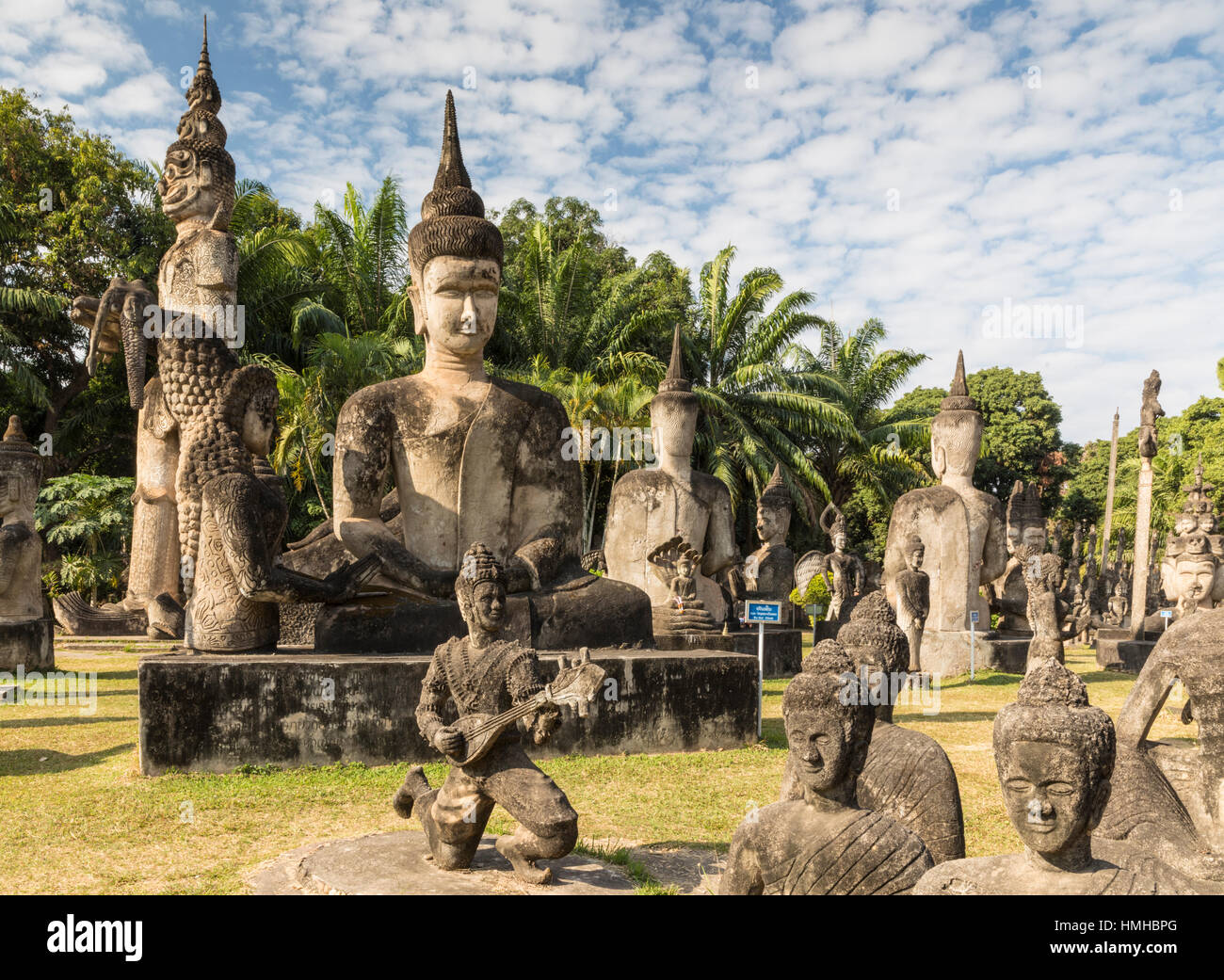 Sculpture at Buddha Park near Vientiane, Laos Stock Photo - Alamy