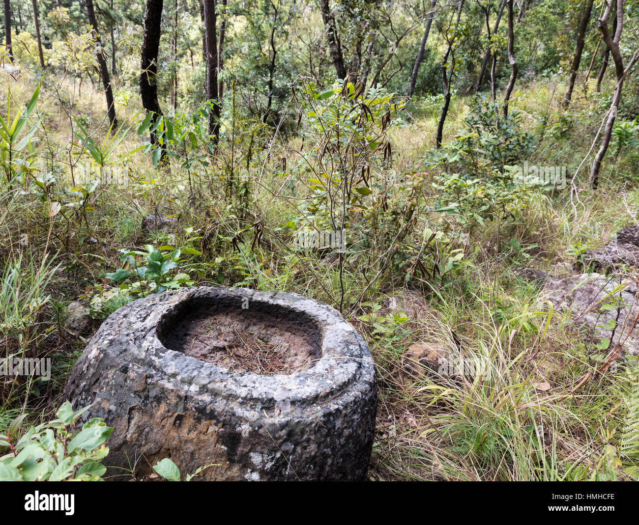 Tham Piu Cave Memorial, Xiang Khouang Province, Laos Stock Photo - Alamy