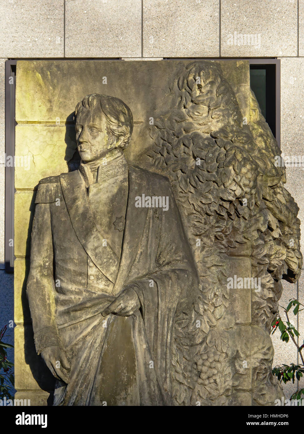 Friedrich Reichsgraf zu Solms-Laubach monument by Herbert Labusga Stock ...