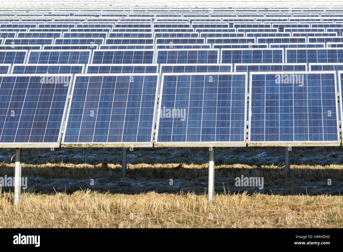ground mounted photovoltaic power station Stock Photo - Alamy