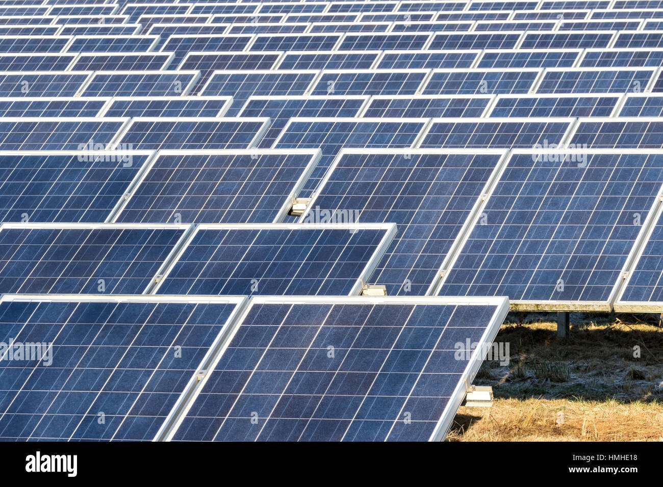 ground mounted photovoltaic power station Stock Photo - Alamy