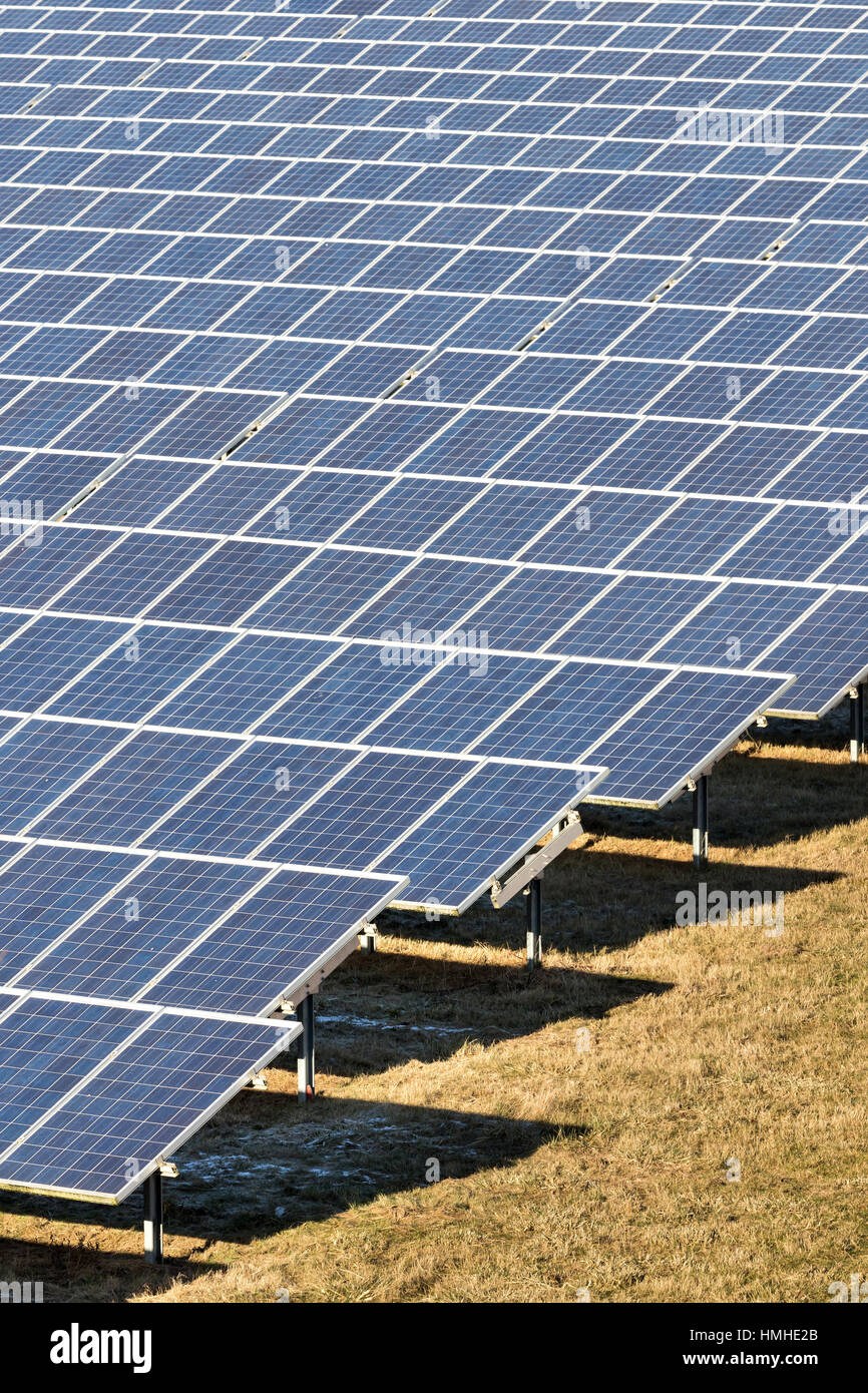ground mounted photovoltaic power station Stock Photo - Alamy