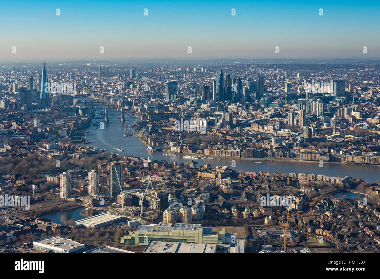 London from above Stock Photo - Alamy