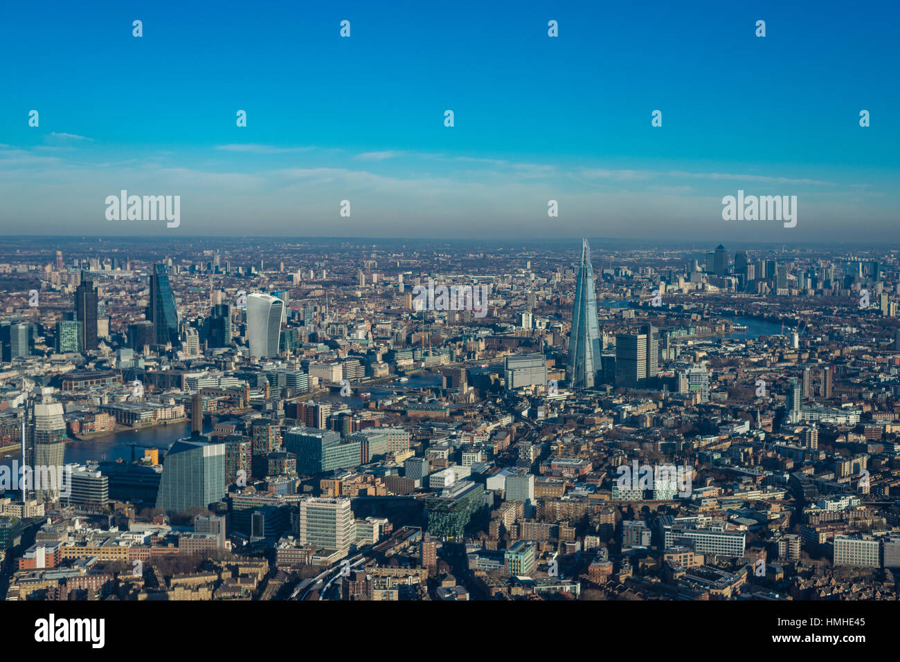 London from above Stock Photo - Alamy