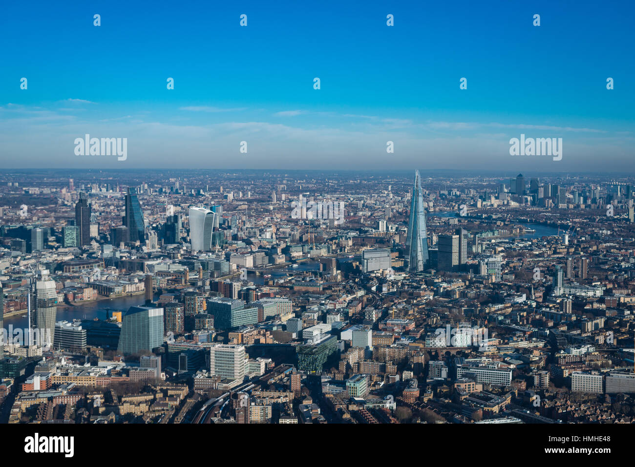 London from above Stock Photo - Alamy