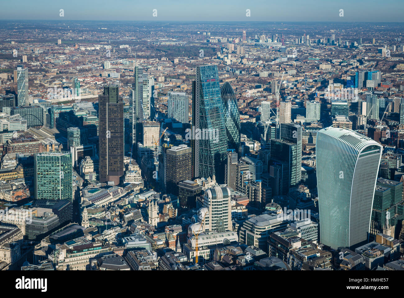Gherkin from above hi-res stock photography and images - Alamy