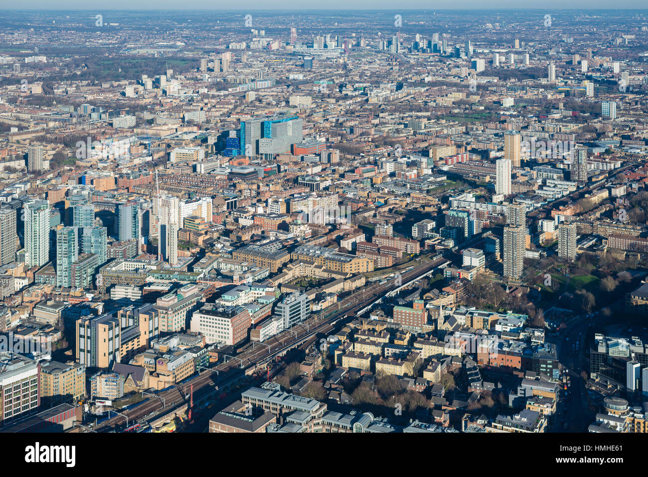 London from above Stock Photo - Alamy