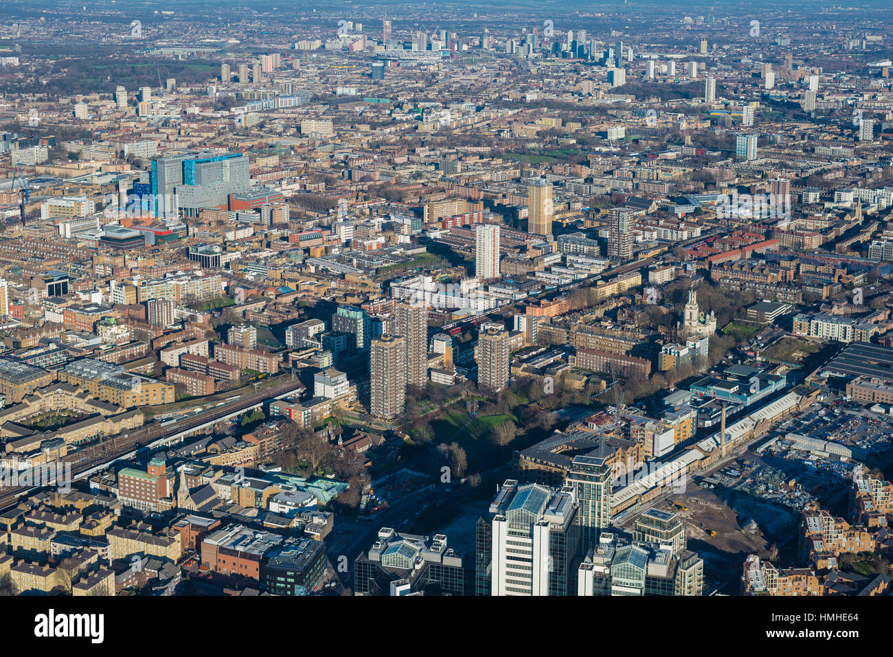 London from above Stock Photo - Alamy
