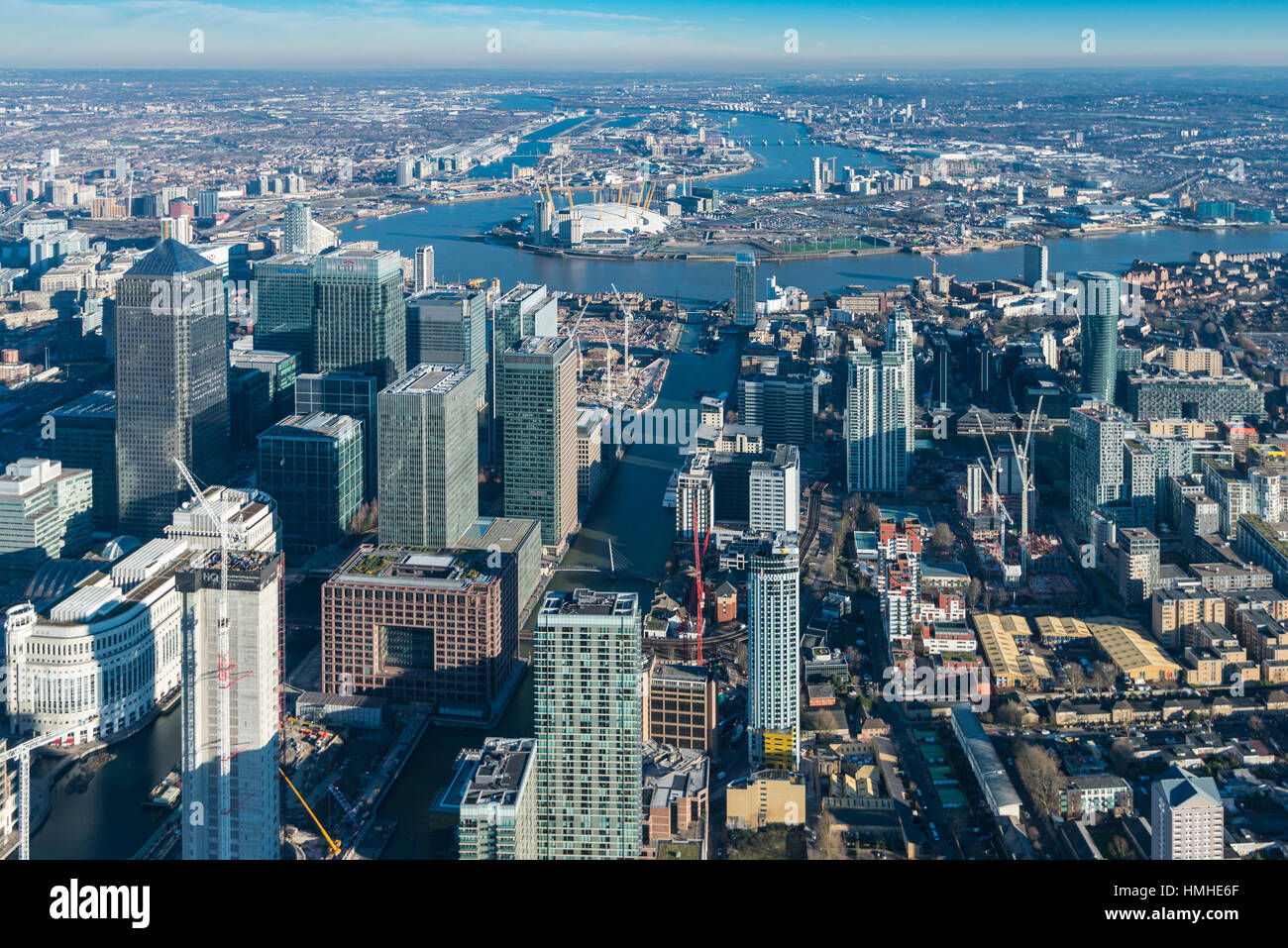 London from above wide angle hi-res stock photography and images - Alamy