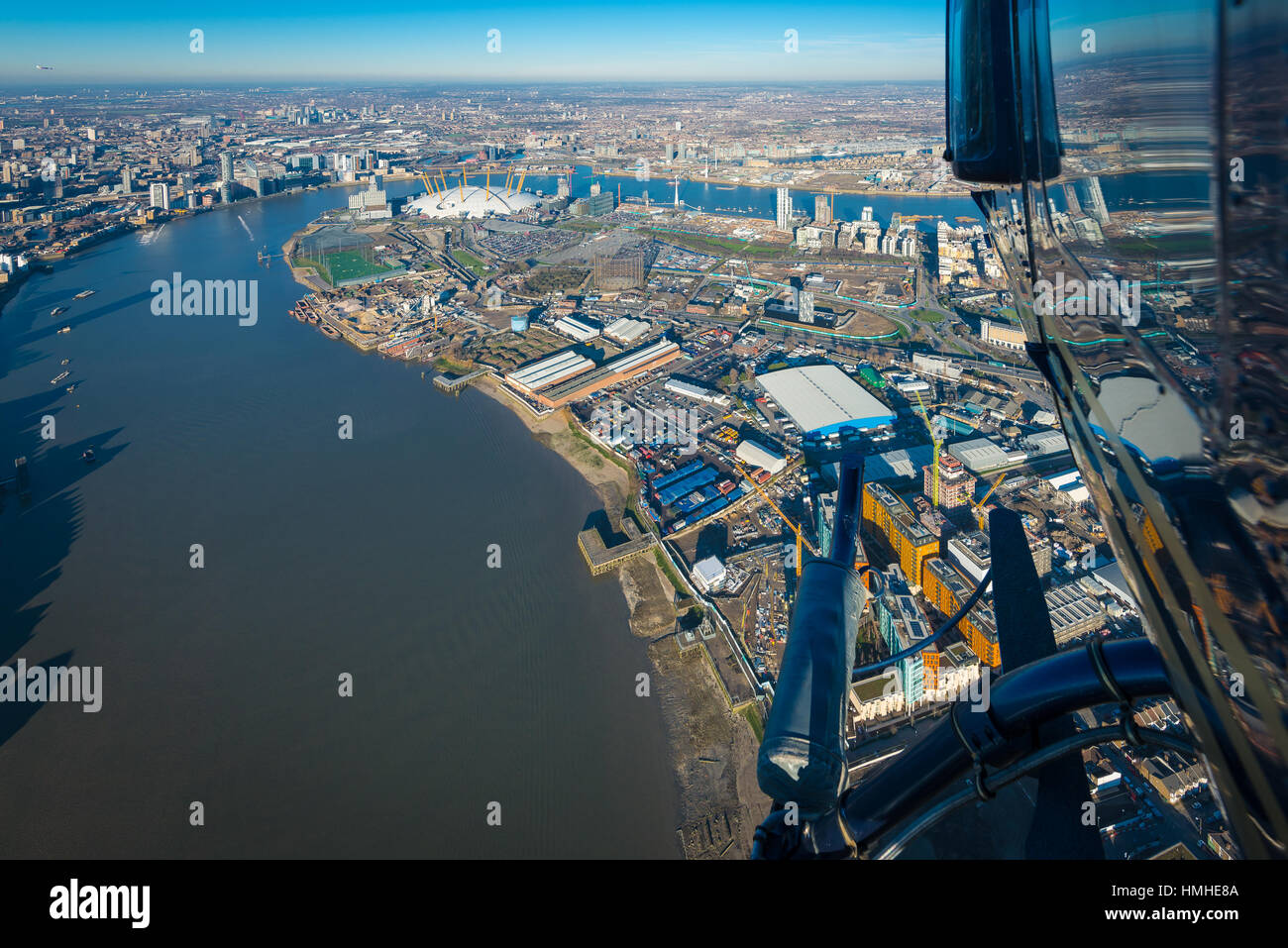 Looking down from above the helicopter hi-res stock photography and ...