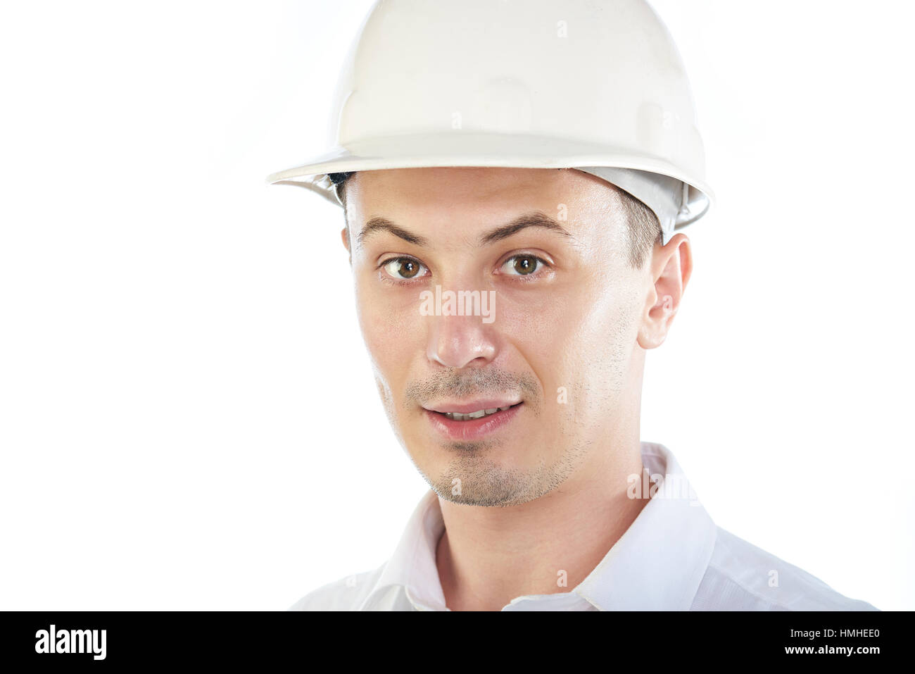 Portrait handsome male architect engineer hi-res stock photography and images - Alamy