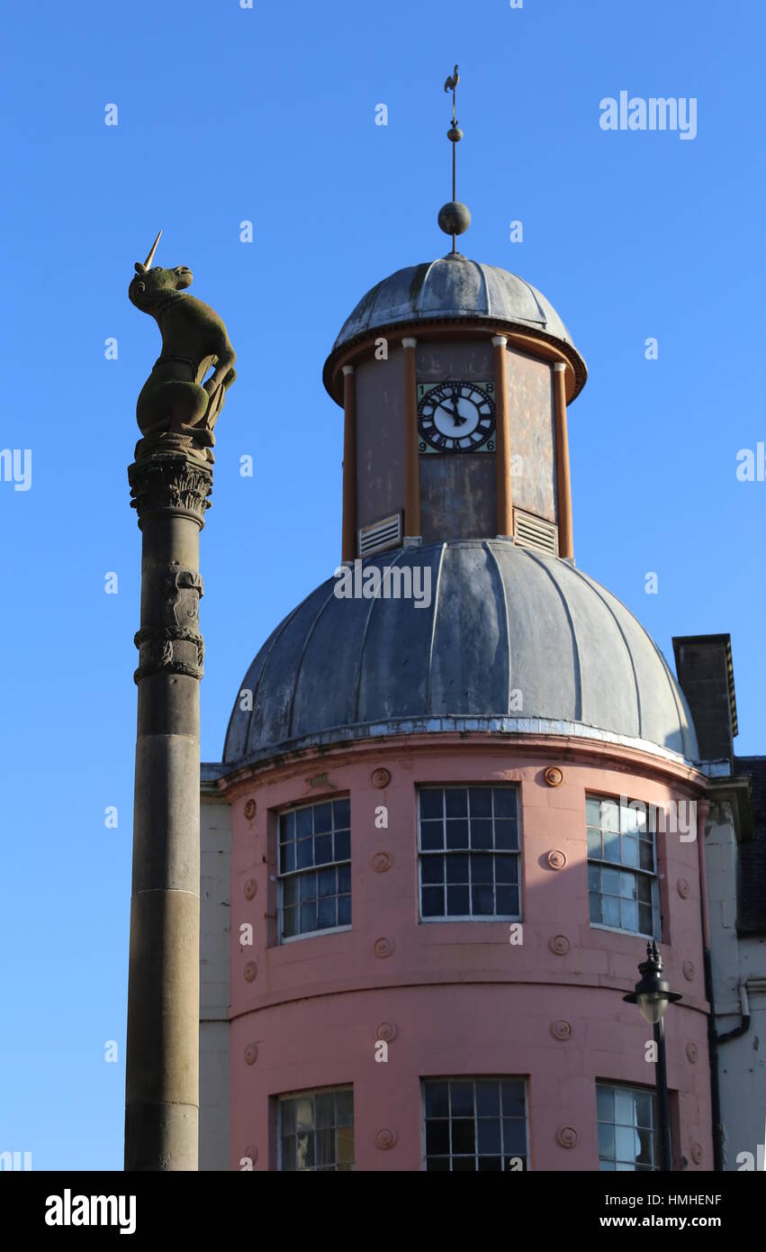 Domed clock tower cupar scotland hi-res stock photography and images ...