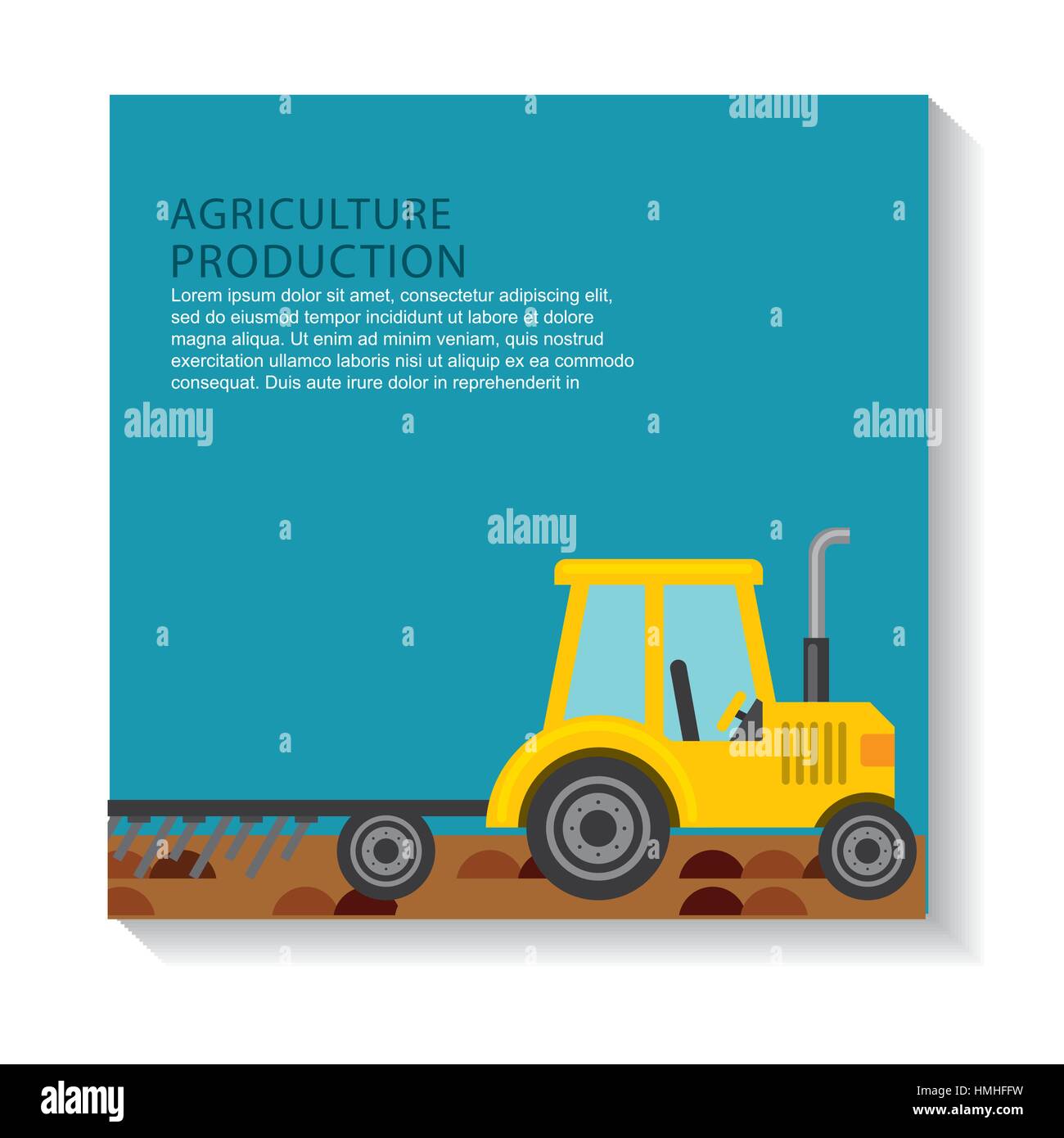 agriculture production concept icon vector illustration design Stock ...