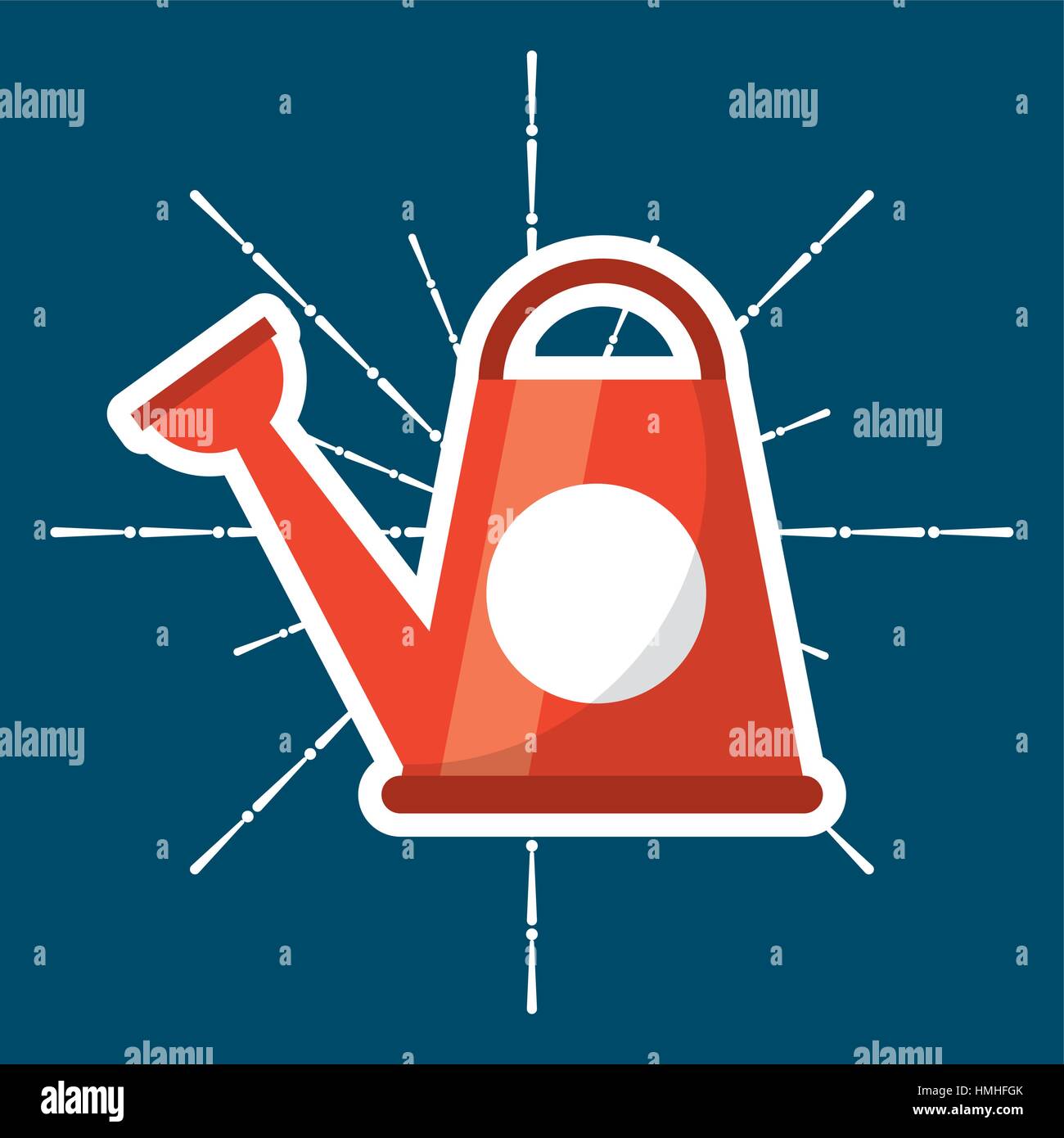 Garden sprinkler farm tool vector illustration design Stock Vector ...