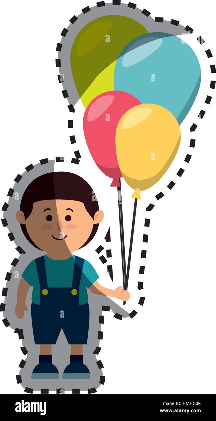 cute boy avatar character vector illustration design Stock Vector Image ...