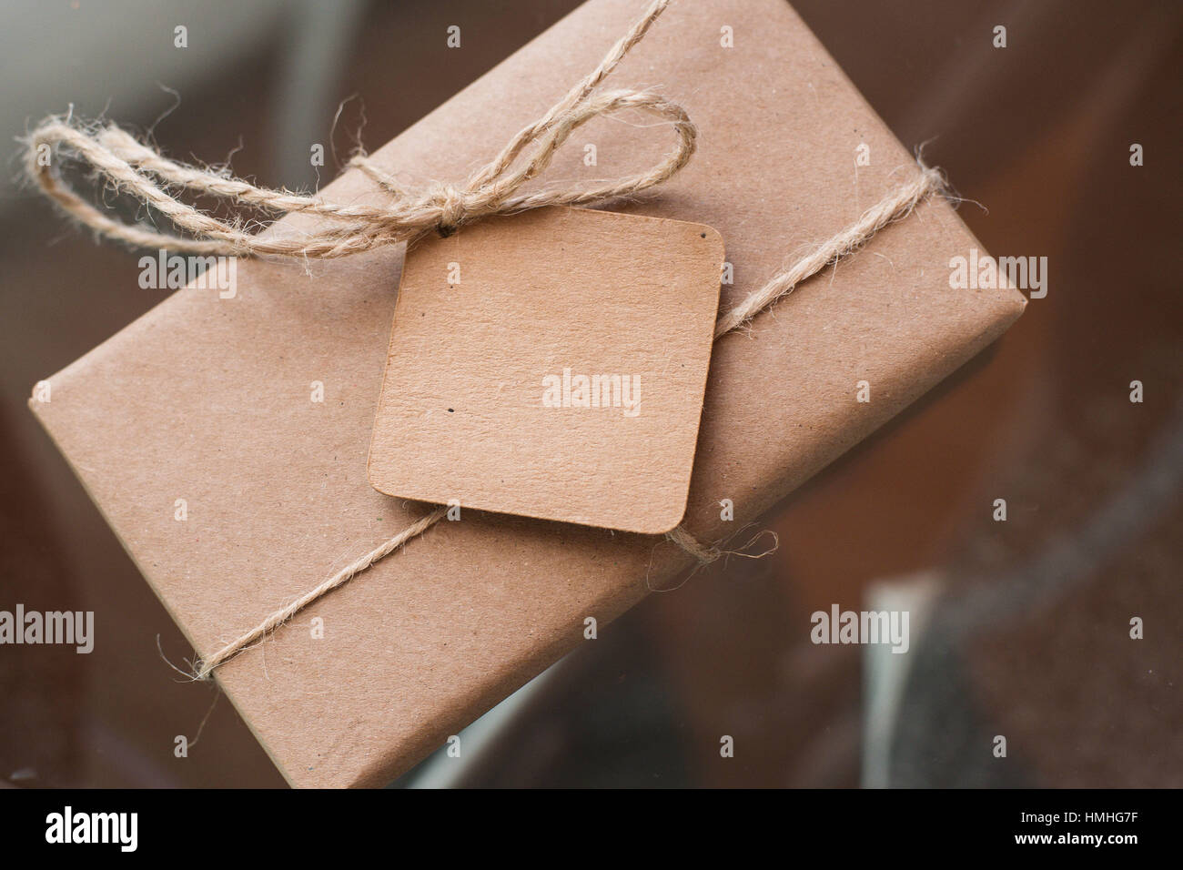 Brown paper parcel post label vintage hi-res stock photography and ...