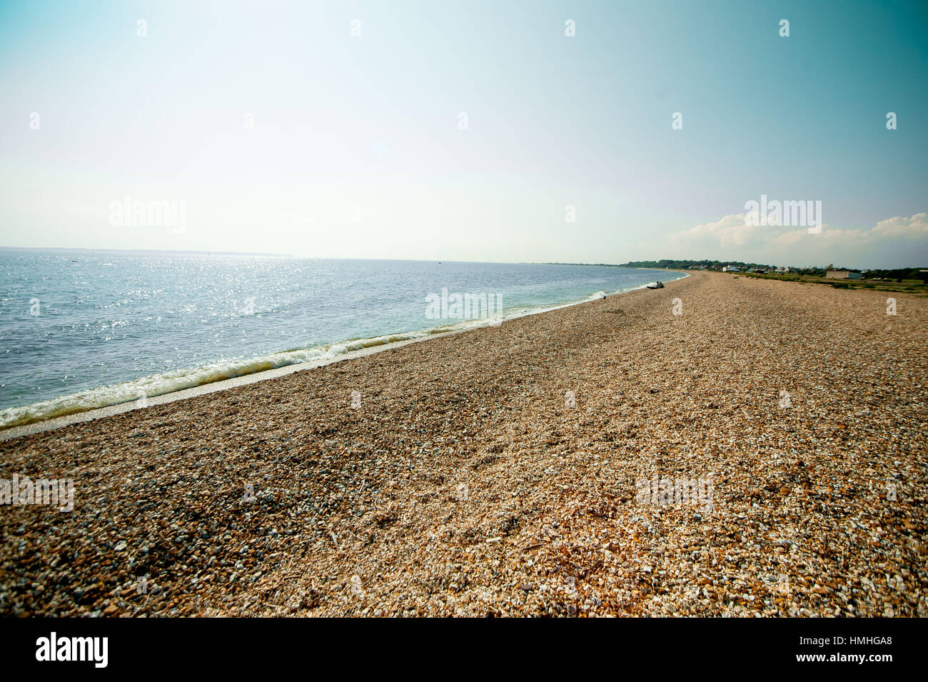 Stokes Bay beach, in the area of the Solent that lies just south of ...