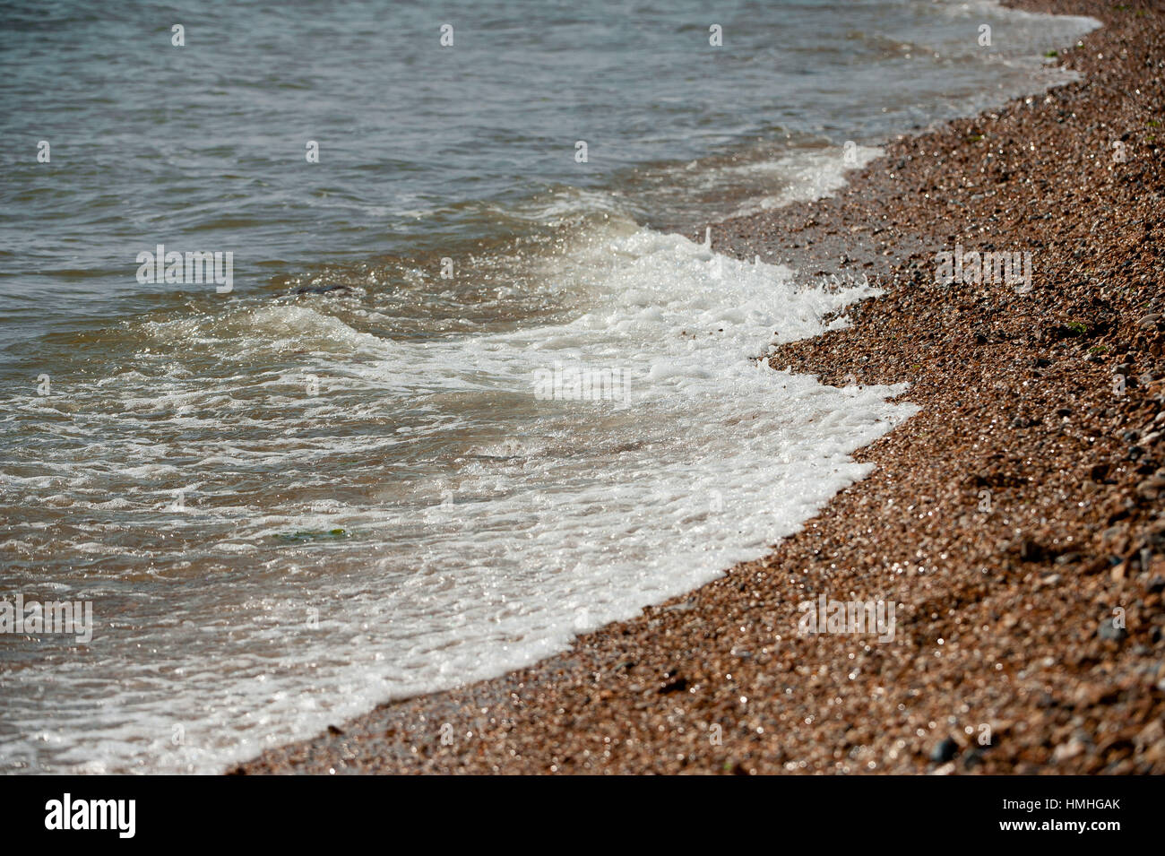 Stokes Bay beach, in the area of the Solent that lies just south of ...