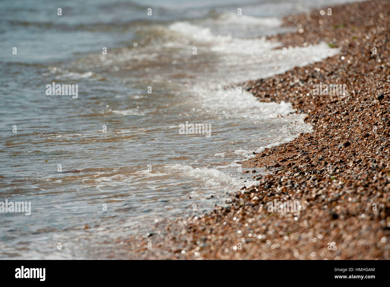 Stokes Bay beach, in the area of the Solent that lies just south of ...