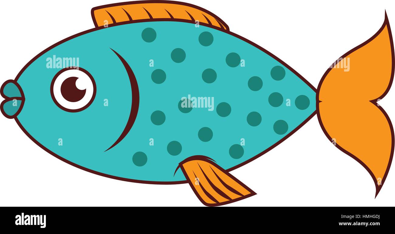 sea fish emblem icon vector illustration design Stock Vector Image ...
