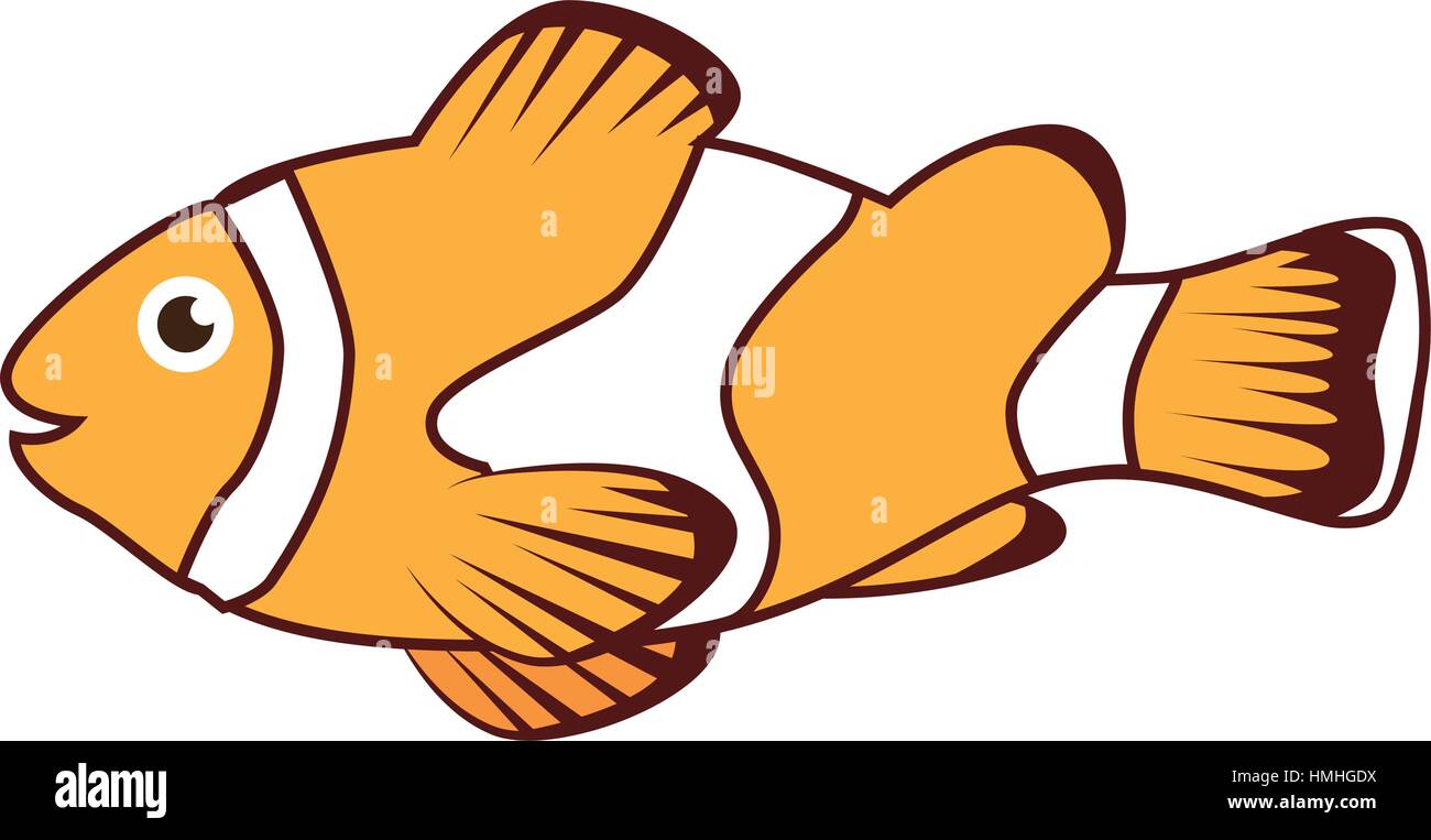 sea fish emblem icon vector illustration design Stock Vector Image ...