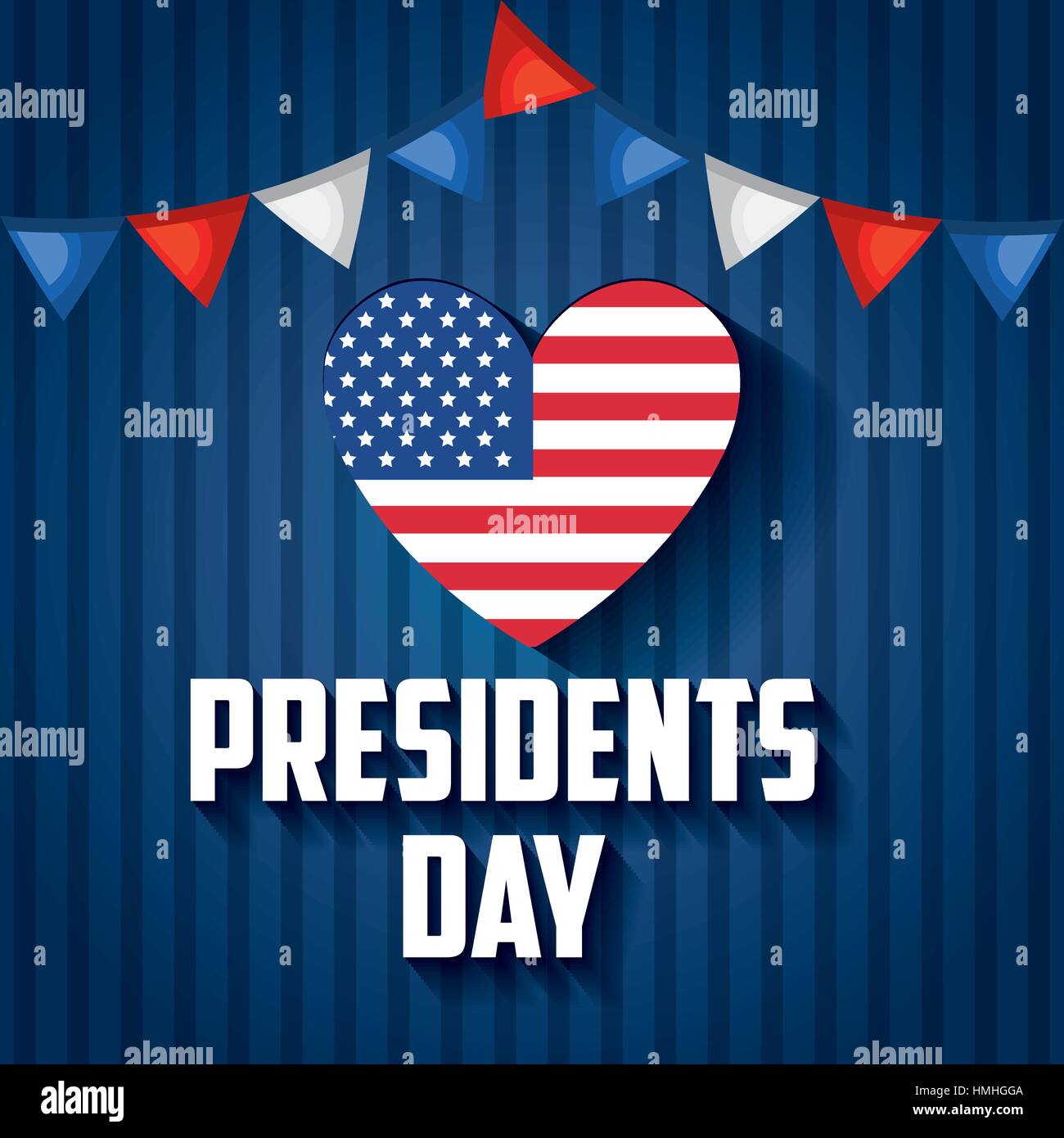 happy presidents day poster vector illustration design Stock Vector ...
