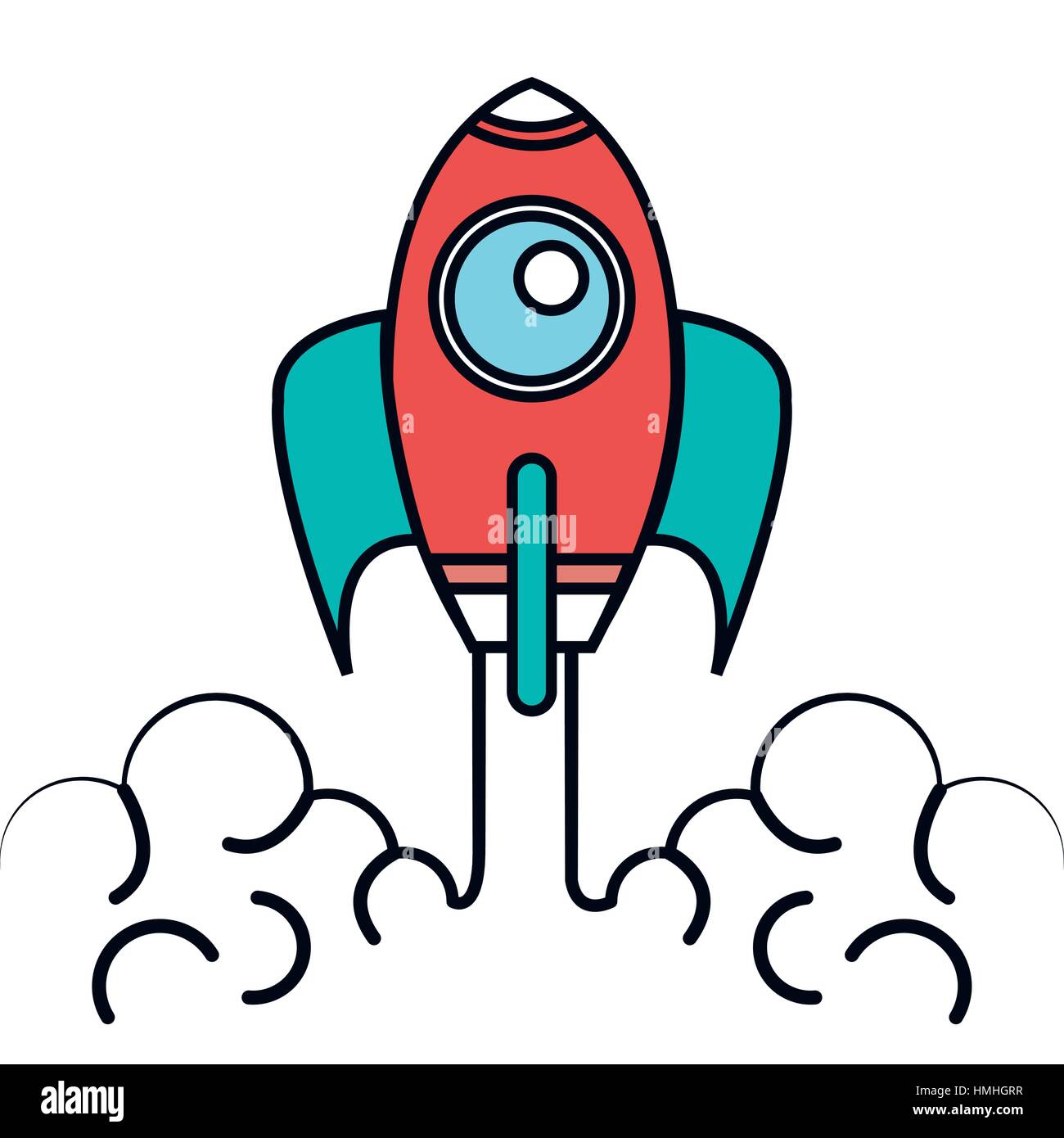 rocket launcher isolated icon vector illustration design Stock Vector ...
