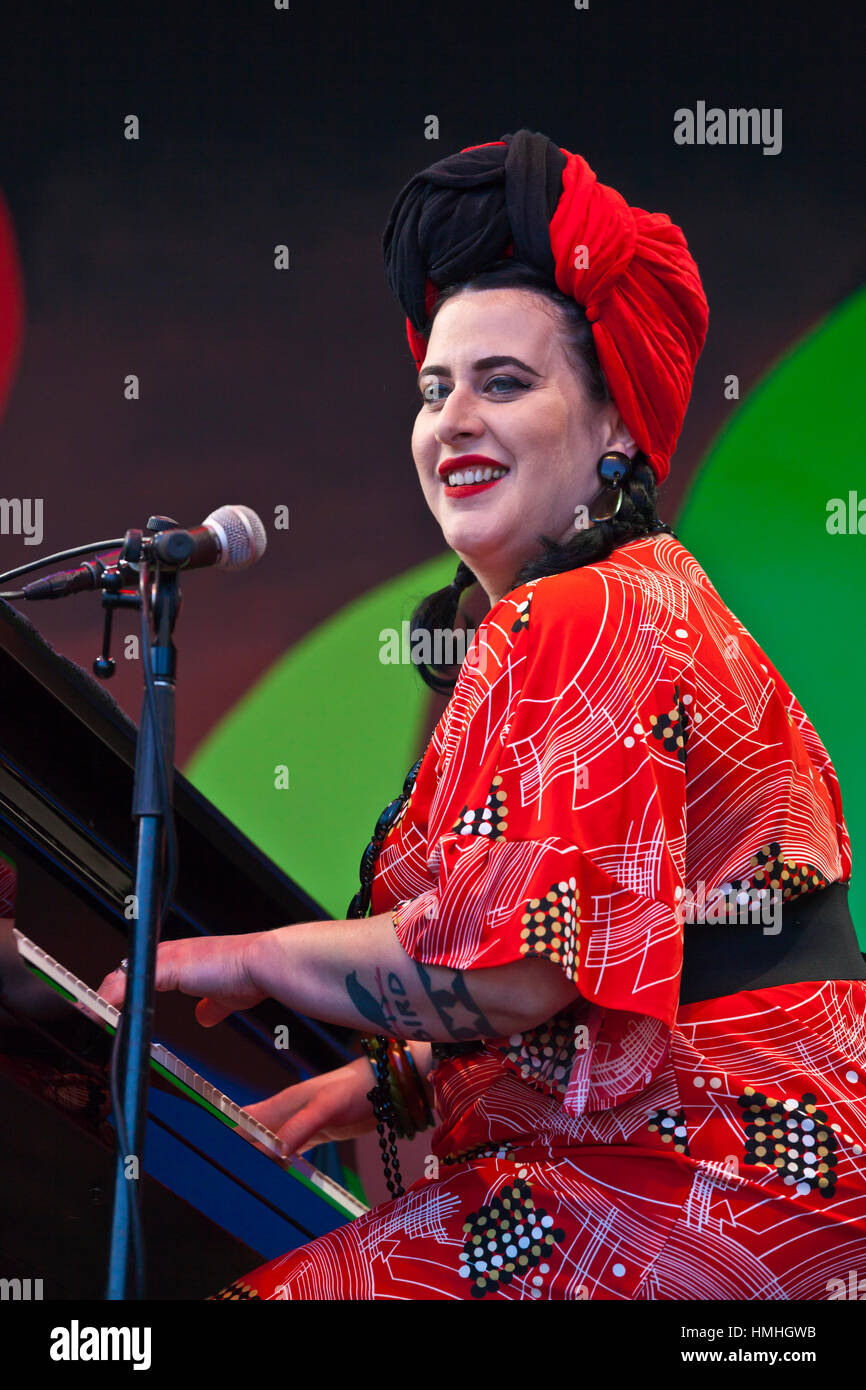DAVINA AND THE VAGABONDS perform on the Jimmy Lyons Stage - 59th ...