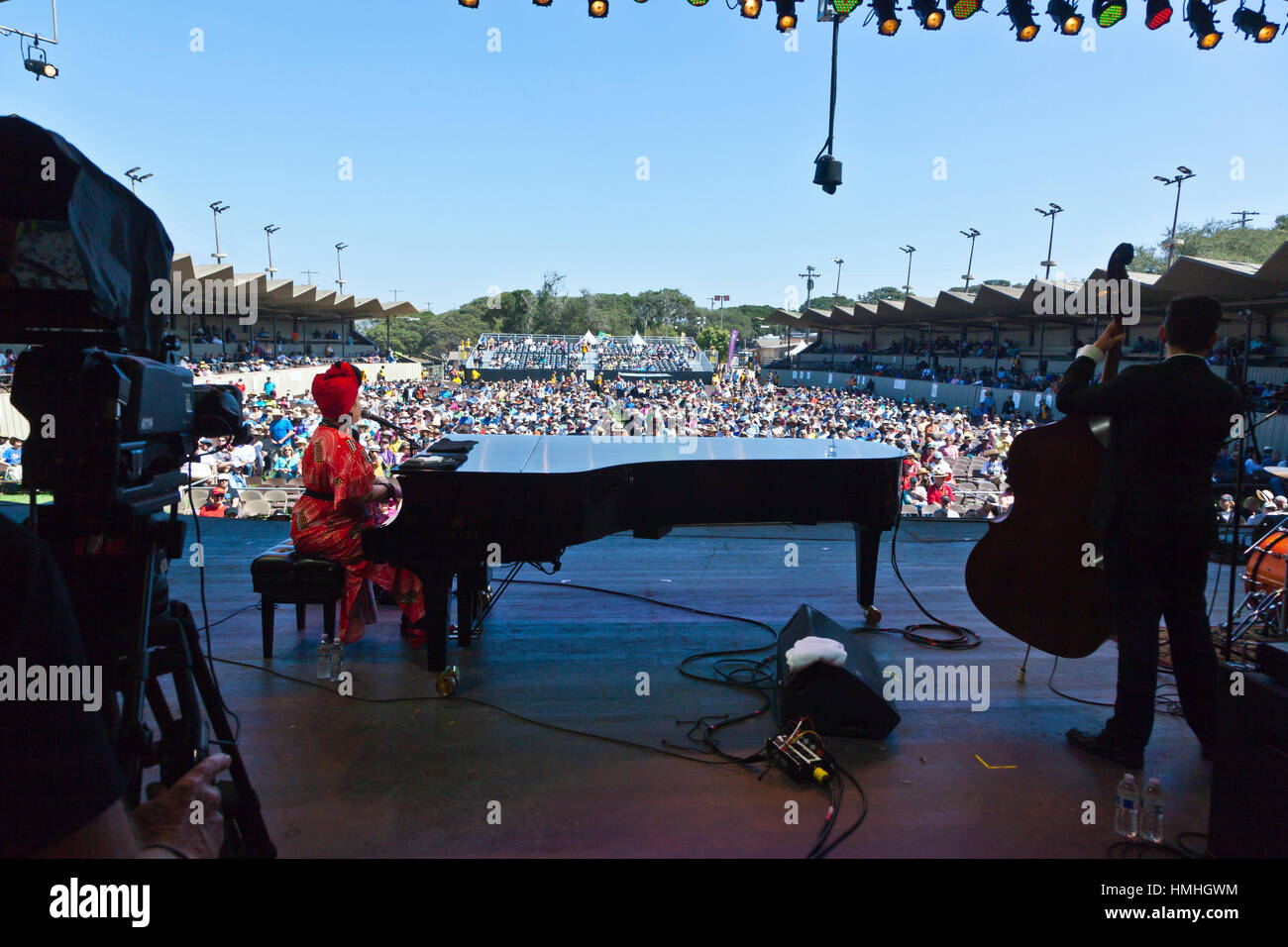 DAVINA AND THE VAGABONDS perform on the Jimmy Lyons Stage - 59th ...