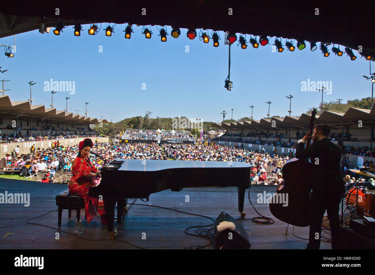 DAVINA AND THE VAGABONDS perform on the Jimmy Lyons Stage - 59th ...