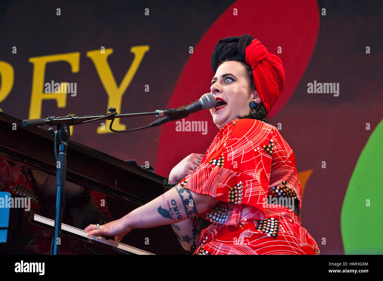 DAVINA AND THE VAGABONDS perform on the Jimmy Lyons Stage - 59th ...
