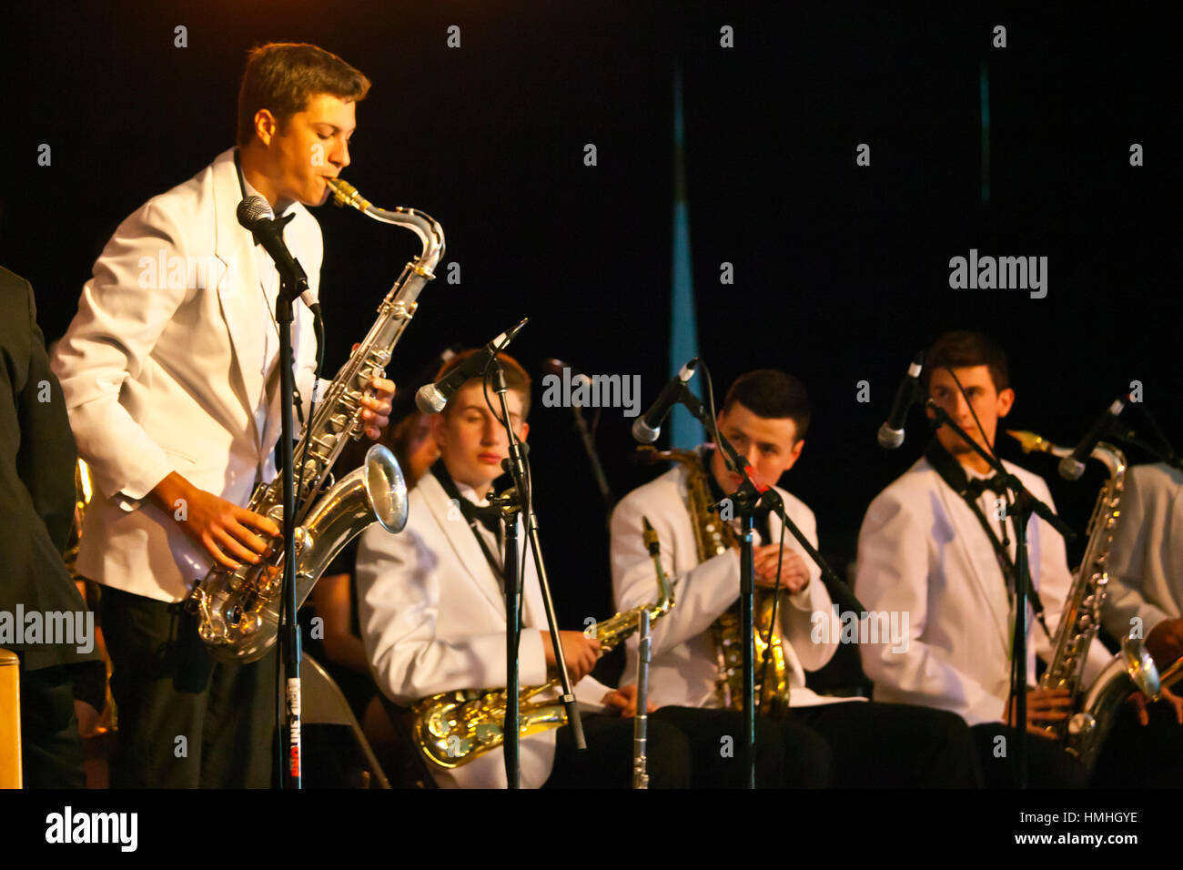 The PACIFIC CREST JAZZ ORCHESTRA performs at the 59 Monterey Jazz ...