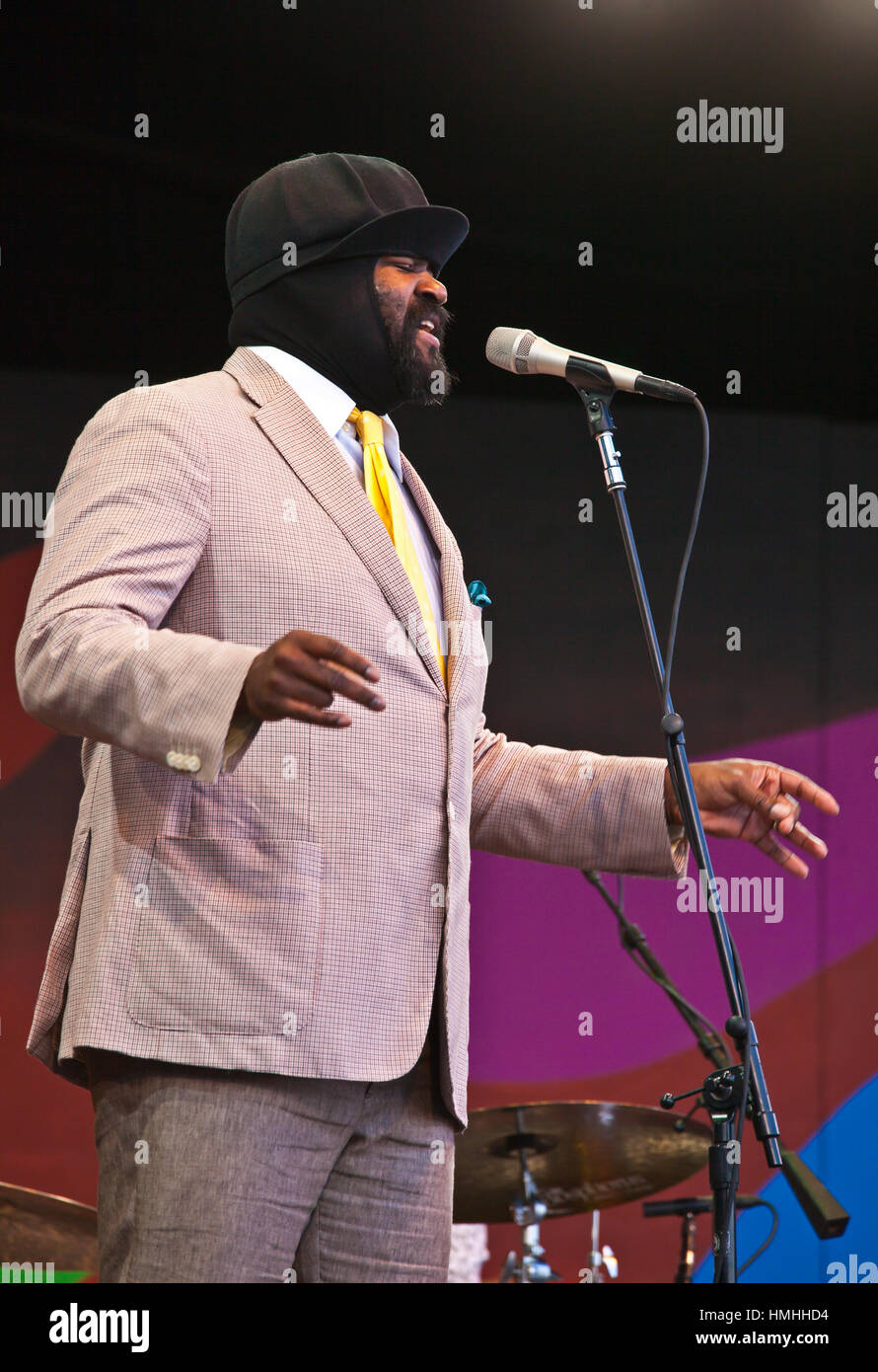GREGORY PORTER SINGS on the Jimmy Lyons stage during the 59th MONTEREY ...