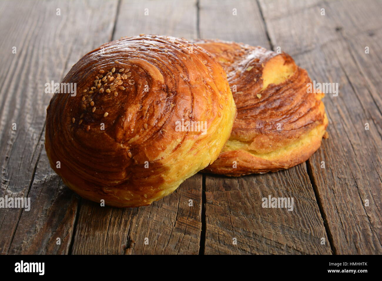Fresh pastries Gogal azerbaijani food Stock Photo - Alamy