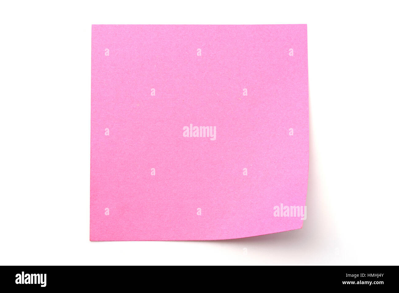 Pink paper notepad on Cut Out Stock Images & Pictures - Alamy