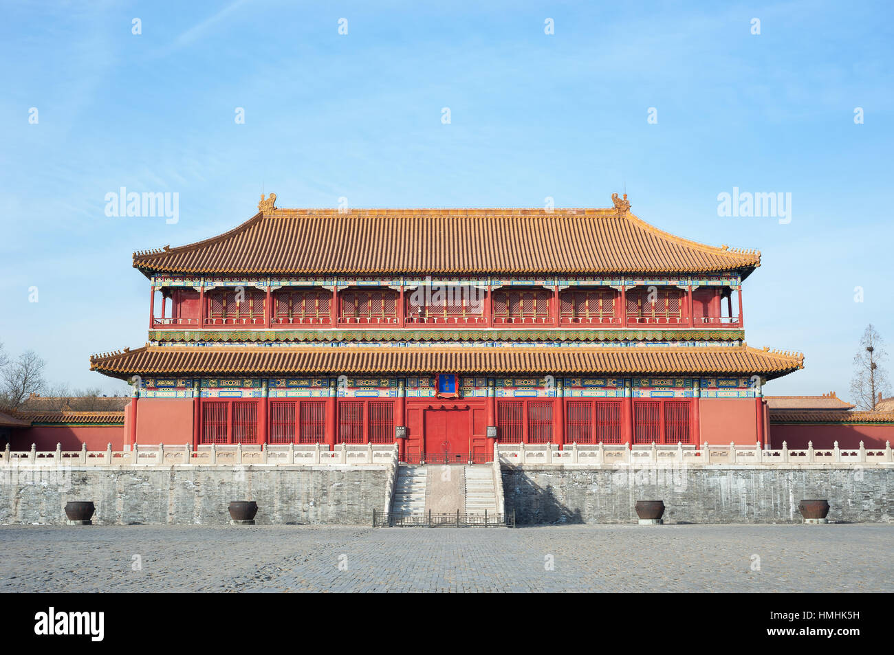 Large water cauldrons outside the Tower of Enhanced Righteousness in ...