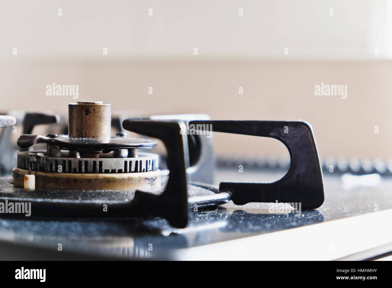 Gas stove background Stock Photo - Alamy