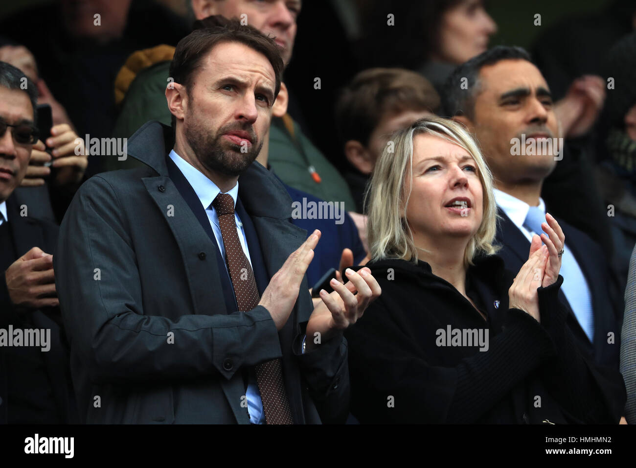 England manager Gareth Southgate during the Premier League match at ...