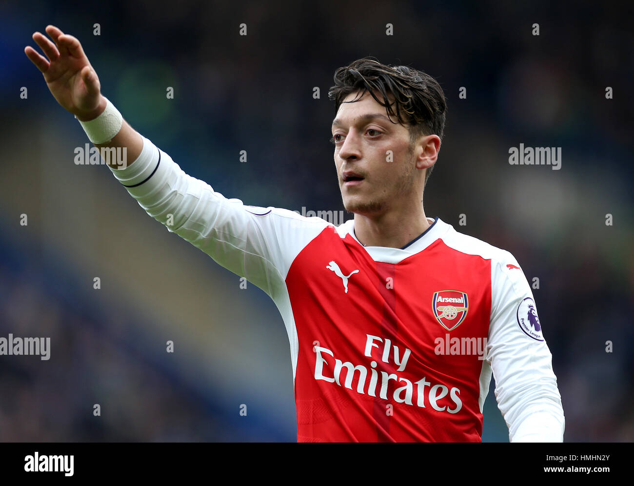 Arsenal's Mesut Ozil during the Premier League match at Stamford Bridge ...
