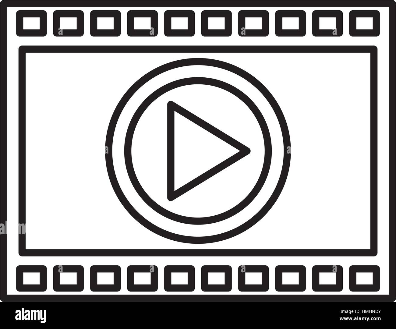 media player symbol isolated iconvector illustration design Stock ...
