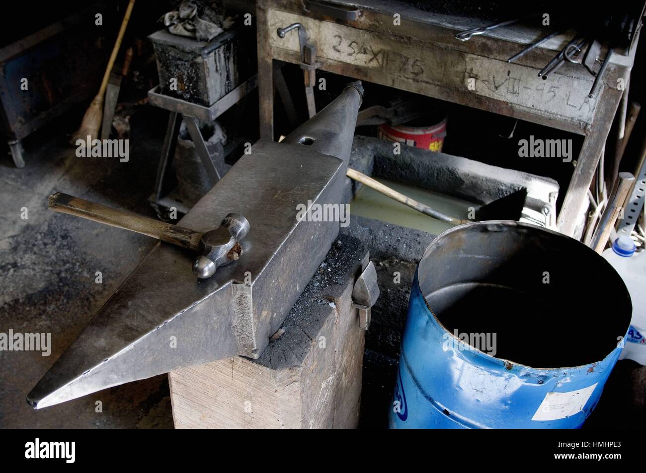 Anvil inside hi-res stock photography and images - Alamy