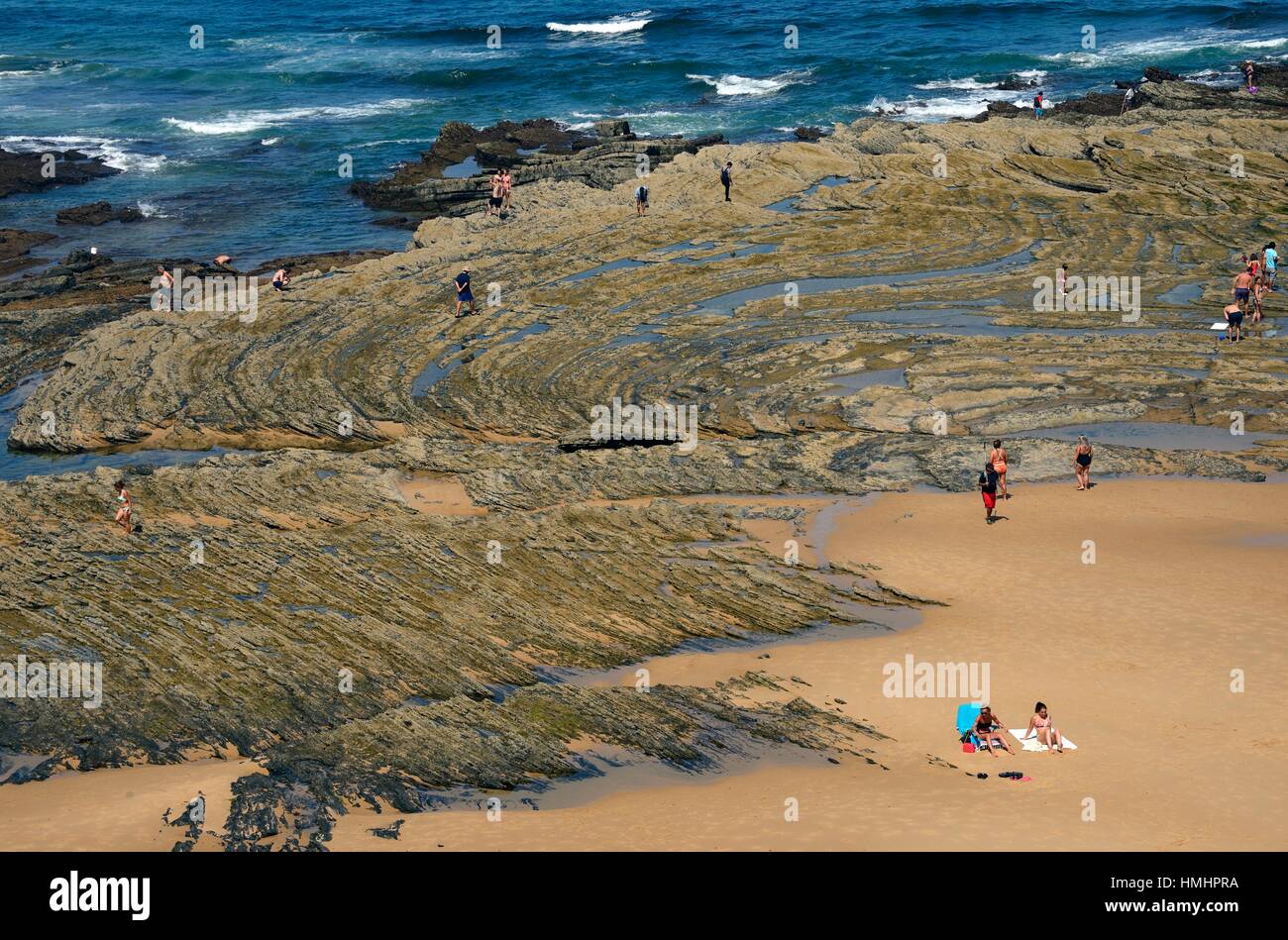 Monte Clerigo beach near Aljezur, Algarve, Portugal, Europe Stock Photo ...