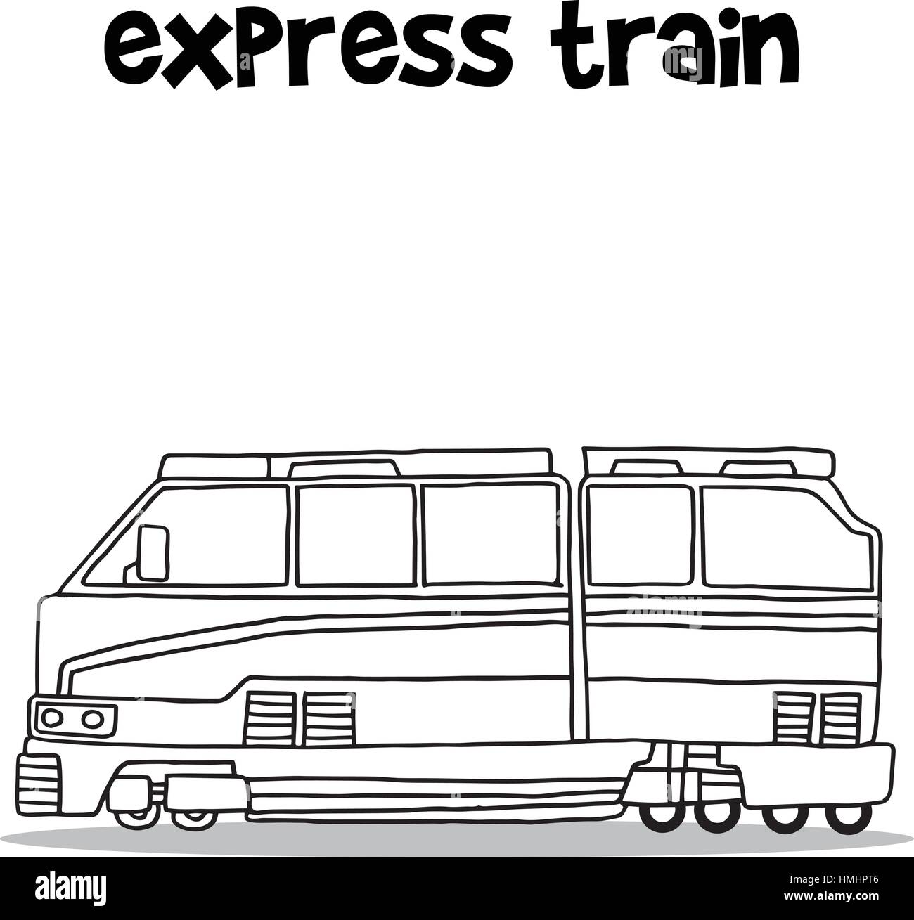 Steam express Stock Vector Images - Alamy