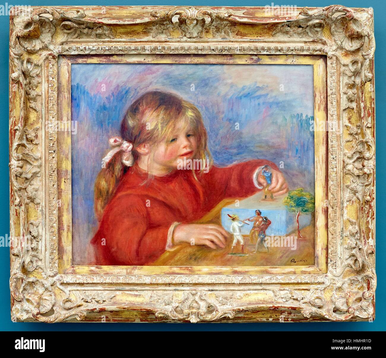 Claude Renoir, jouant, Pierre-Auguste Renoir, Musee de L´Orangerie ...