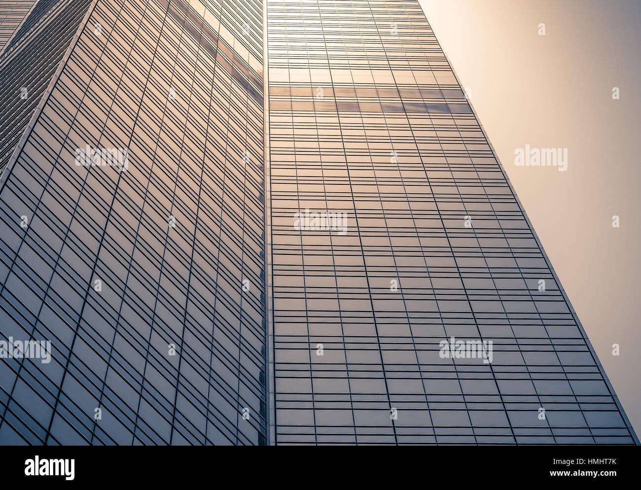 Windows of commercial building in Hong Kong Stock Photo - Alamy