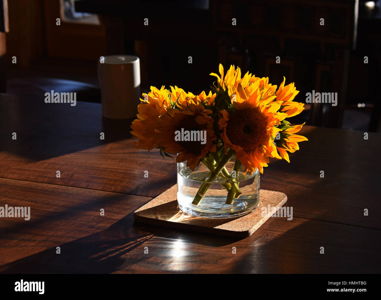 Vase with sunflower hi-res stock photography and images - Alamy